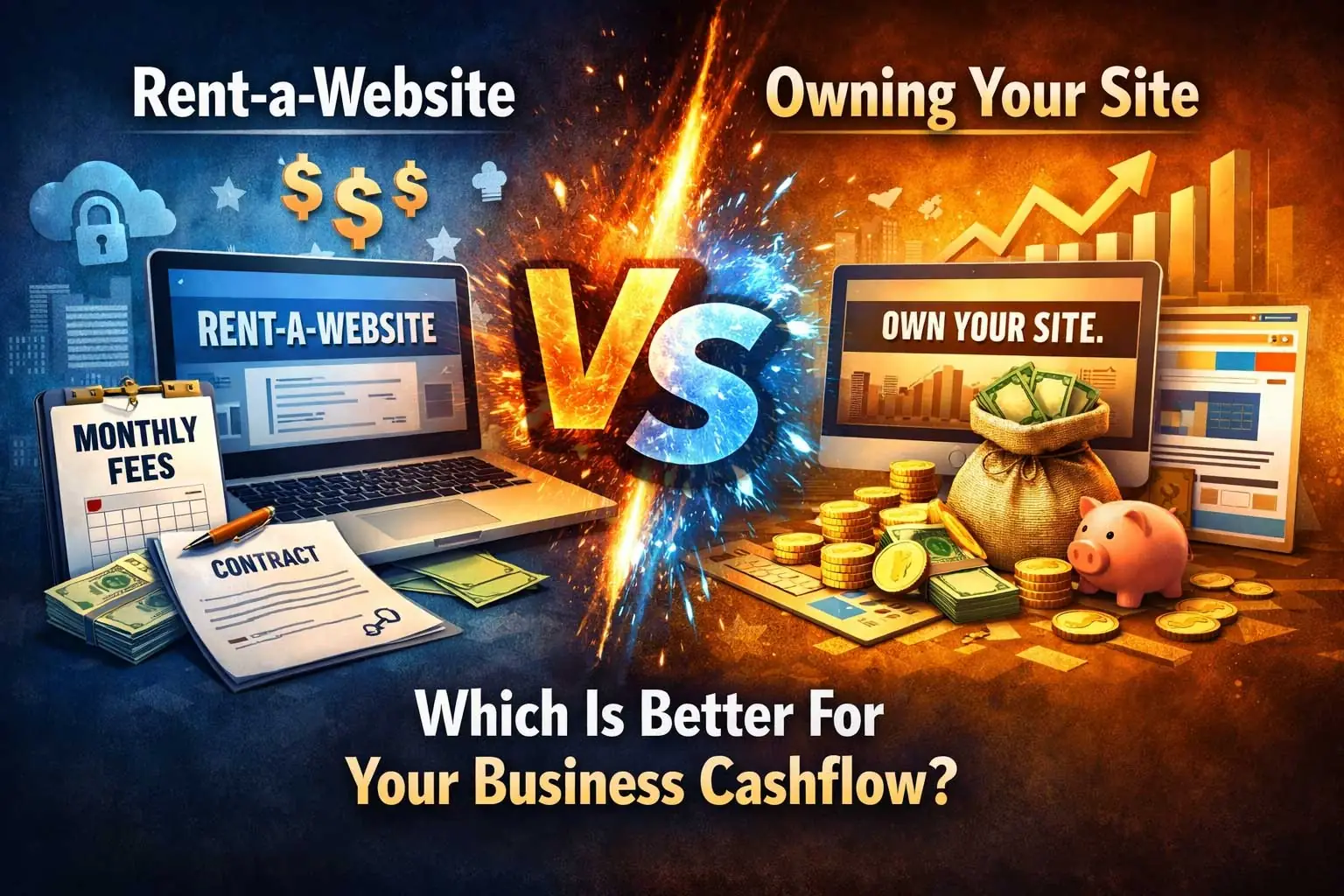 Rent vs Own Website, Which is Better for Your Business Cashflow?